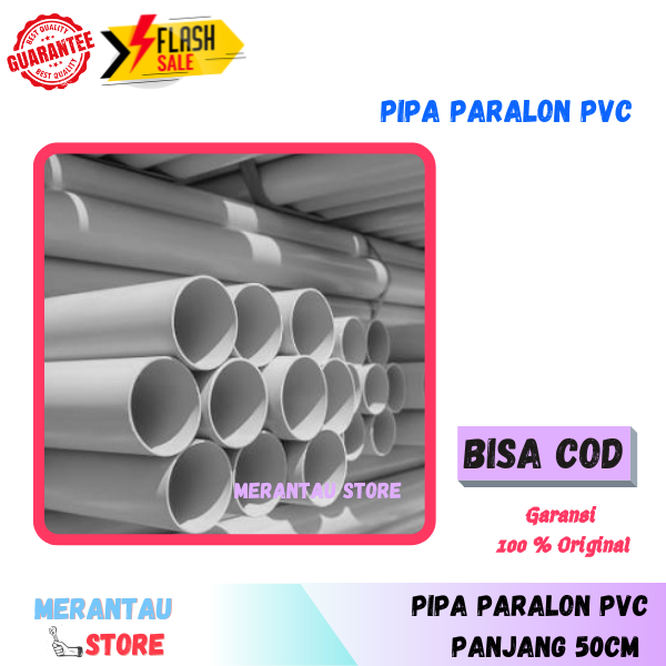 Pipa Potongan Paralon PVC 3/4 Inch Aw Panjang 50 Cm Berkualitas Murah ...