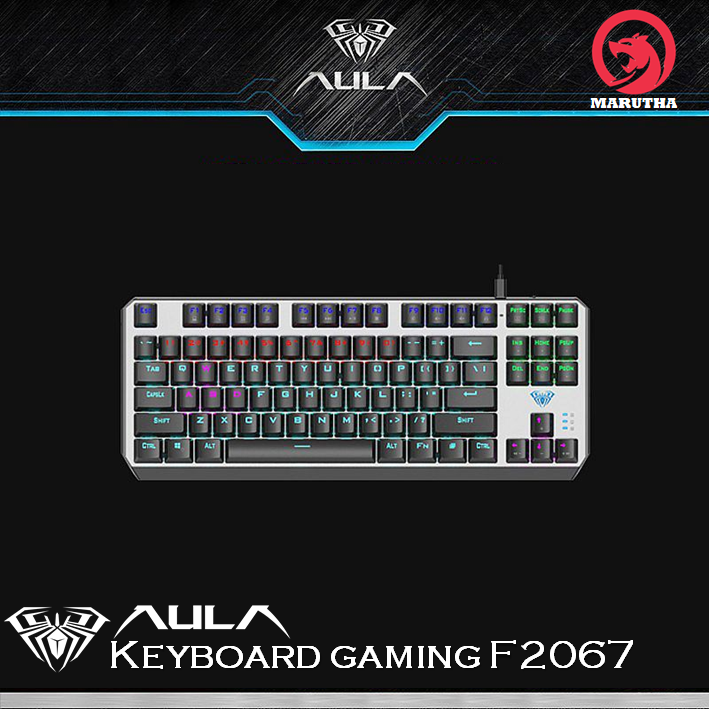 Aula Keyboard Gaming Mechanical F2067 TKL - K - RGD Blue Switch ...