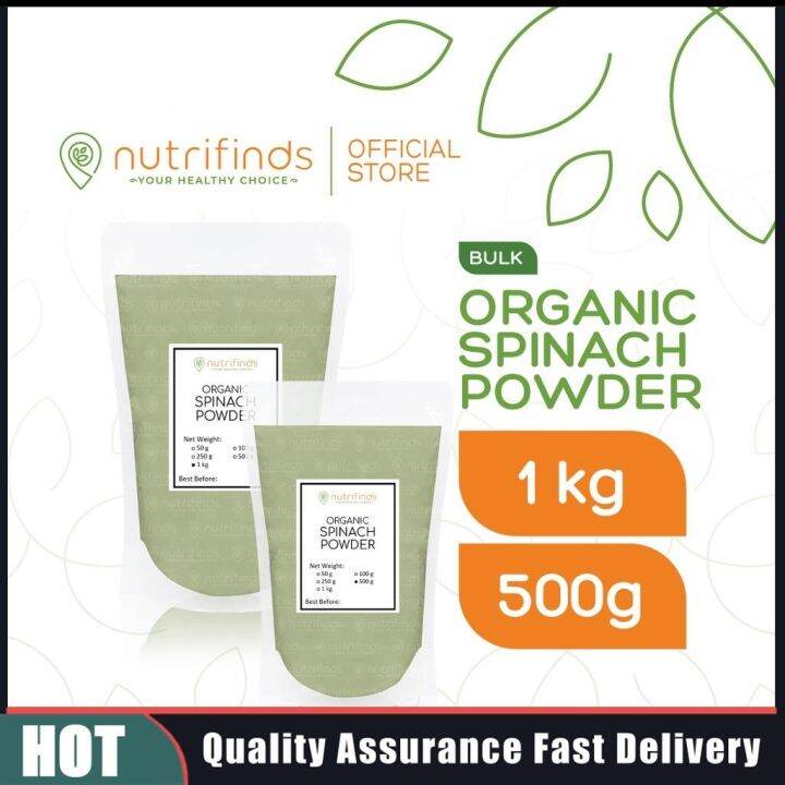 Nutrifinds® Organic Spinach Powder - BULK | Lazada PH
