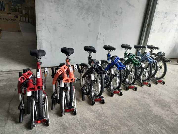 Brompton Folding Bike C Line Explorer 6speed Brompton C Line Folding ...