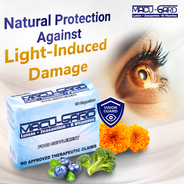 Macu-Gard Eye Supplement | Macular degenaration | blurred vision ...