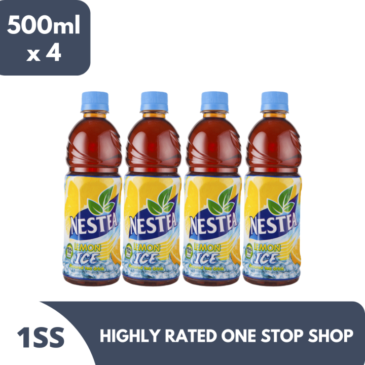 Nestea Lemon Iced Tea 500ml x 4 | Lazada PH