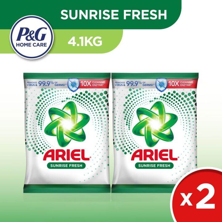 [BUNDLE] Ariel Laundry Powder Detergent Sunrise Fresh 4.1Kg x 2 ...