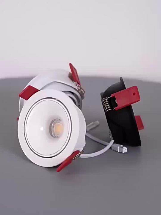 Ultra-Thin led Spotlight Embedded Home Full Spectrum Spotlight Narrow ...