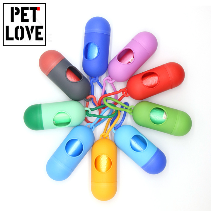 Pet Poop Bags Dog Cat Portable Poop Bags Set Mini Garbage Bag Portable ...