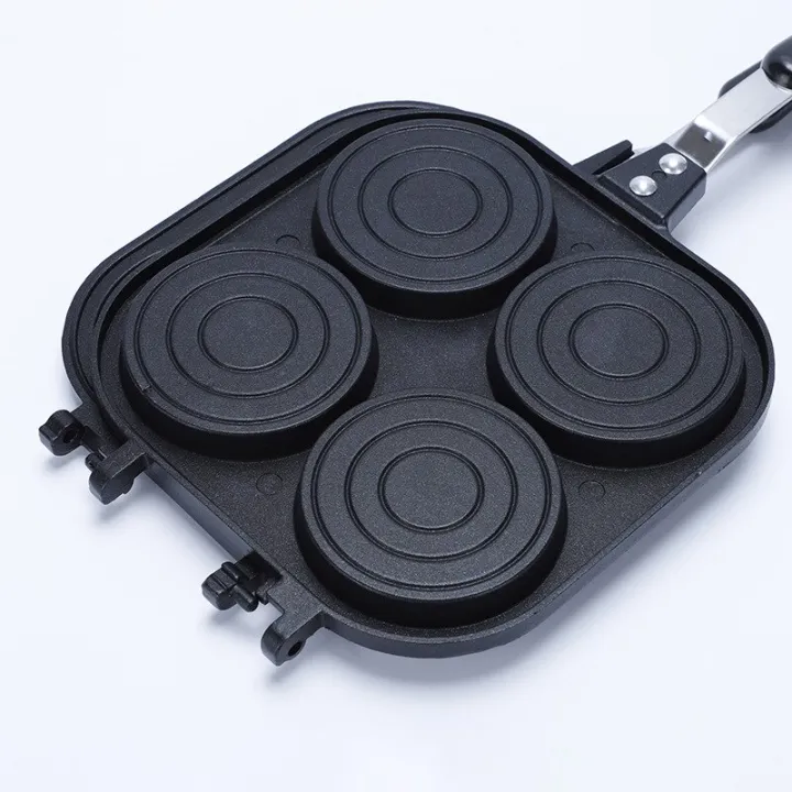 Non-stick Obanyaki Pan Wheel Cake Maker Egg Pancake Frying Pan Toaster ...