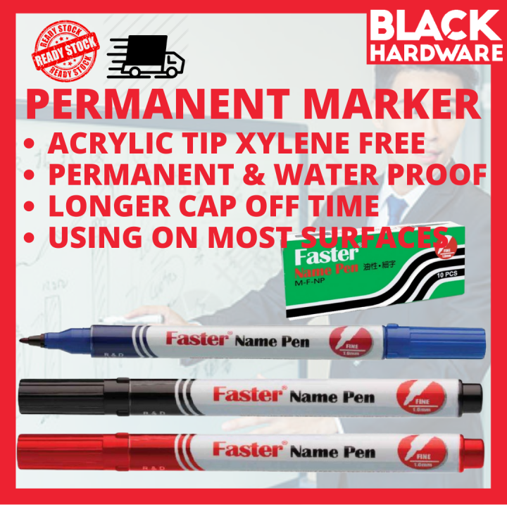 BLACK HARDWARE Faster 70 Permanent Marking Marker Pen Book For Wood Set ...