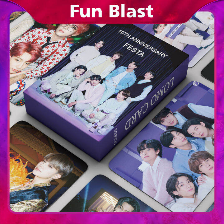55pcs/box BTS Photocards Yet to come DECO KIT 7 FATES CHAKHO 2022 ...