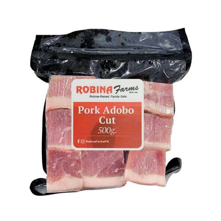 Pork Adobo Cut (500g) by Robina Farms | Lazada PH
