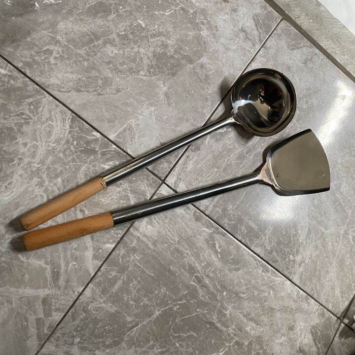 SUTIL DAN SPATULA STAINLESS TEBAL JUMBO | Lazada Indonesia