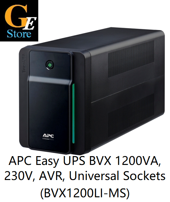 APC Easy UPS BVX 1200VA, 230V, AVR, Universal Sockets | Lazada