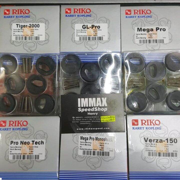 Karet Rumah Kopling Set Riko Japan Honda Megapro New Tiger 2000 GL Pro ...