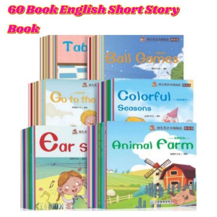 60 Books educational books for kids Pre School Short English Story Book ...