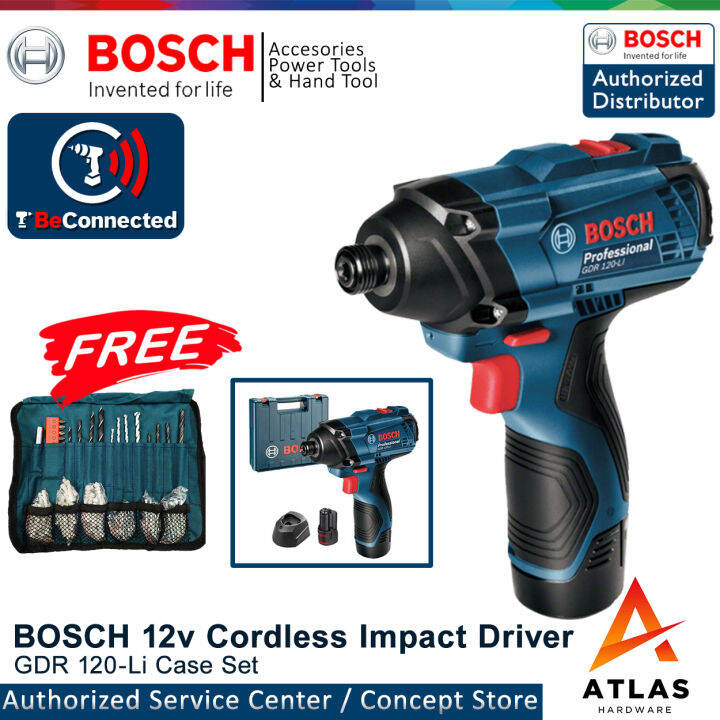 BOSCH GDR 120 LI CORDLESS IMPACT DRIVER | Lazada PH