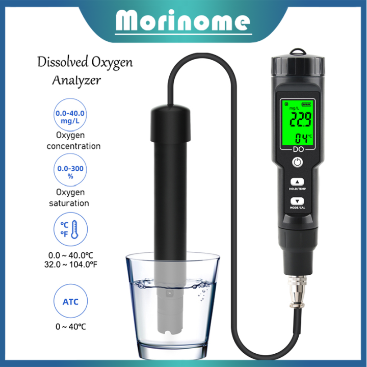 Alat Ukur Kadar Oksigen Air Dissolved Oxygen Analyzer Tester Digital DO ...