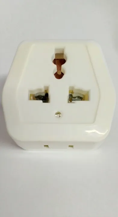 2L15ridchardsshop Omni Octopus Adapter 10A 250V-Triple Tap to Flat Pin ...