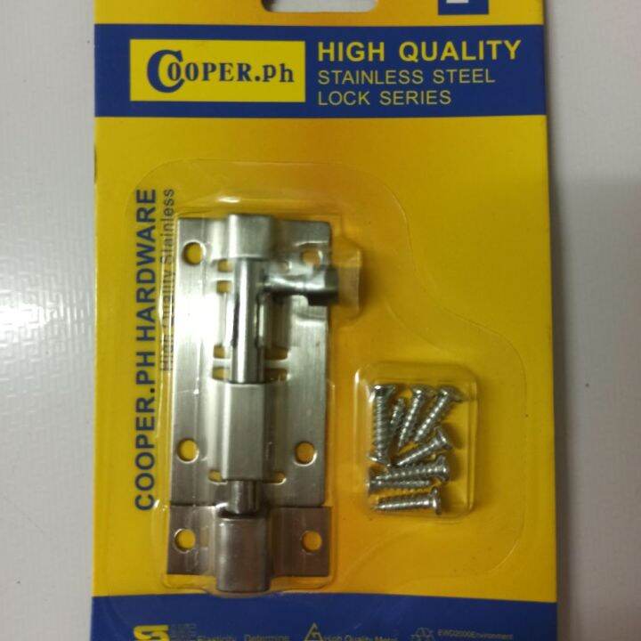 cooper stainless steel barrel bolt | Lazada PH