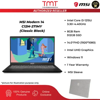 Msi Modern 14 马来西亚价格，功能与规格参数 - TechNave 中文版