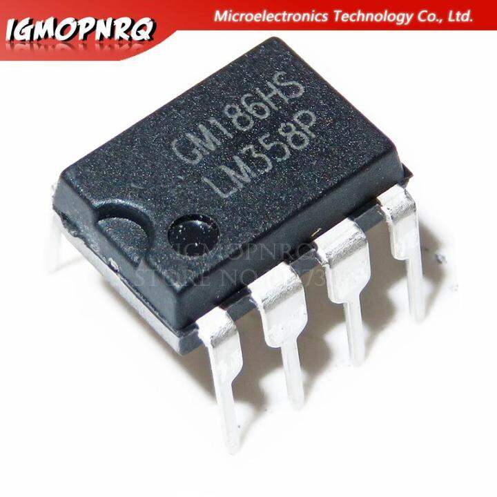 20ชิ้น LM358 LM358P DIP-8ออปแอมป์-แอมป์ Op Dual Op Amp ใหม่เดิม ...