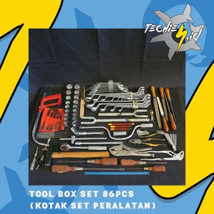 Tool Box Set 86pcs (Kotak Set Peralatan) | Lazada Indonesia