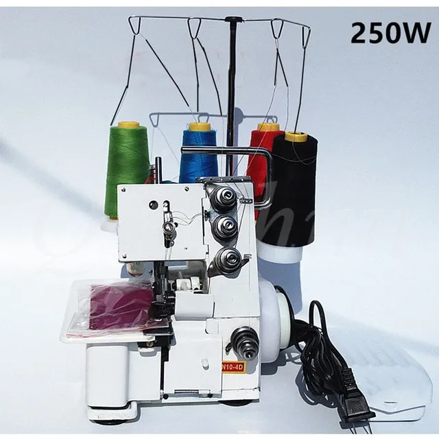 Home electric mini desktop four-thread overlock sewing machine can be ...