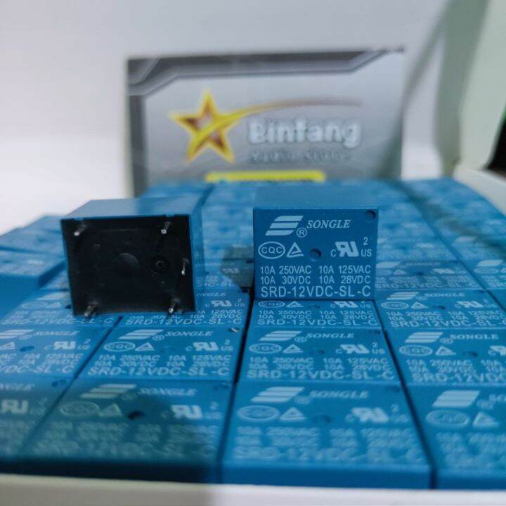 SRD 12VDC-SL-C Relay 12Vdc 5 Pin PCB 10A Original Songle | Lazada Indonesia