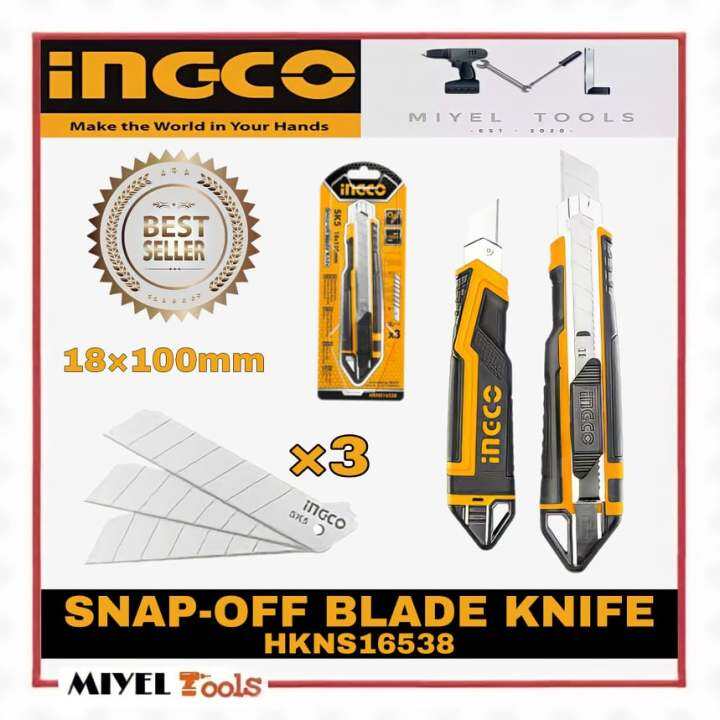 INGCO Snap Off Blade Knife SK5 (HKNS16538) | Lazada PH