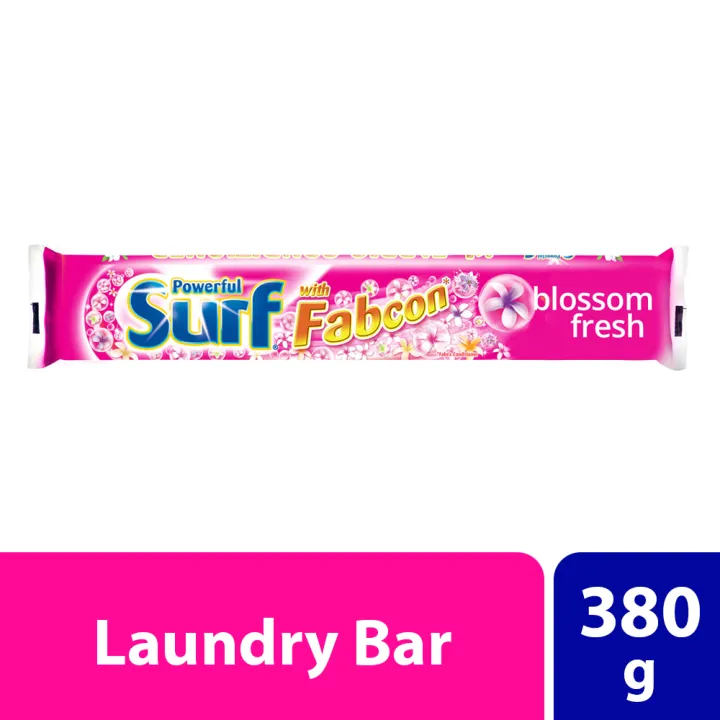 Surf Pink Detergent Bar Blossom Fresh with Fabcon 4 x 380g | Lazada PH