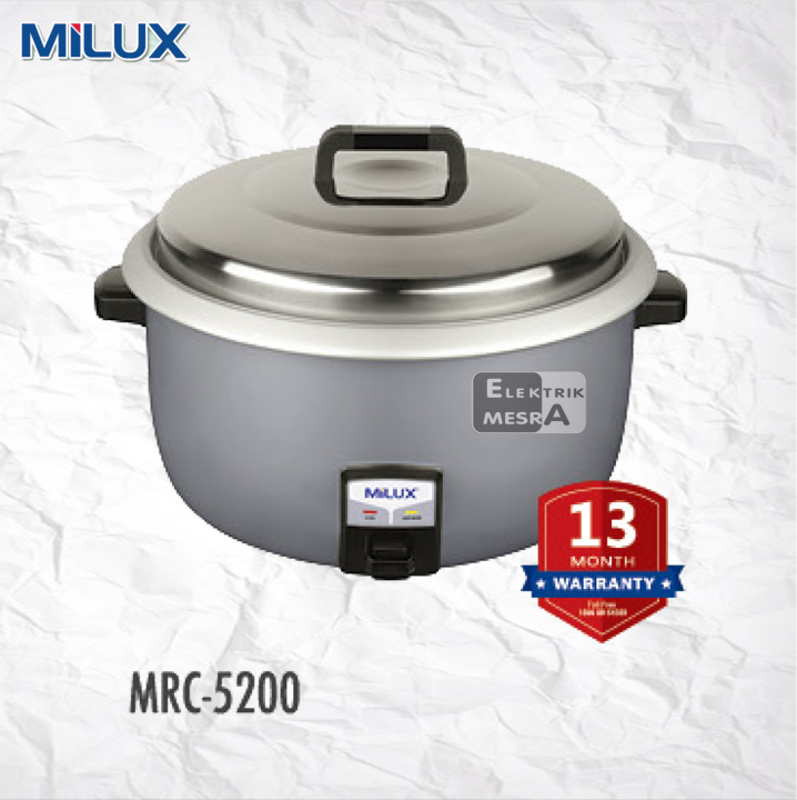 Milux Commercial 10L Rice Cooker MRC-5200/MRC-510/MRC-518/MRC-703/MRC ...