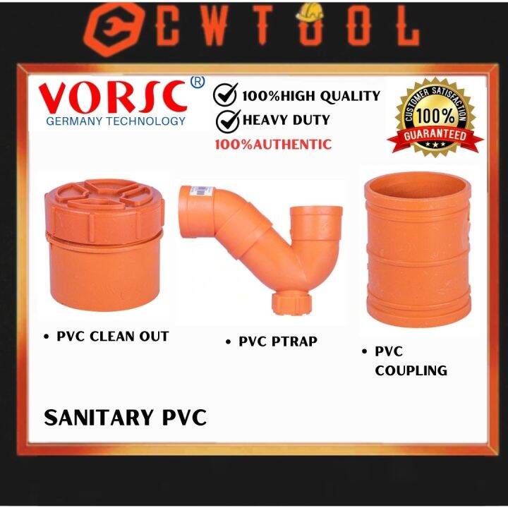 Water Fitting PVC Orange (PVC Clean out / PVC coupling / PVC Ptrap ...