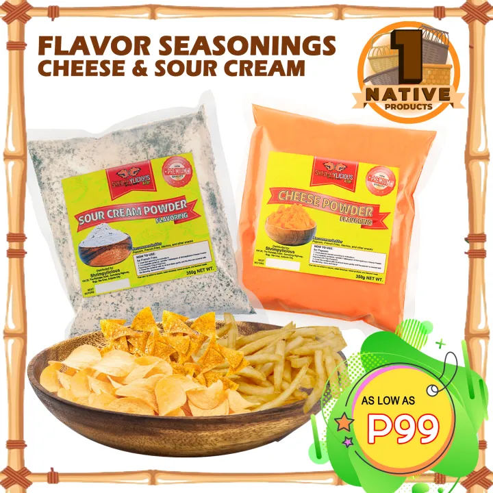 1Native Popcorn and Chips Seasoning Powder - Cheese Powder , Sour Cream ...