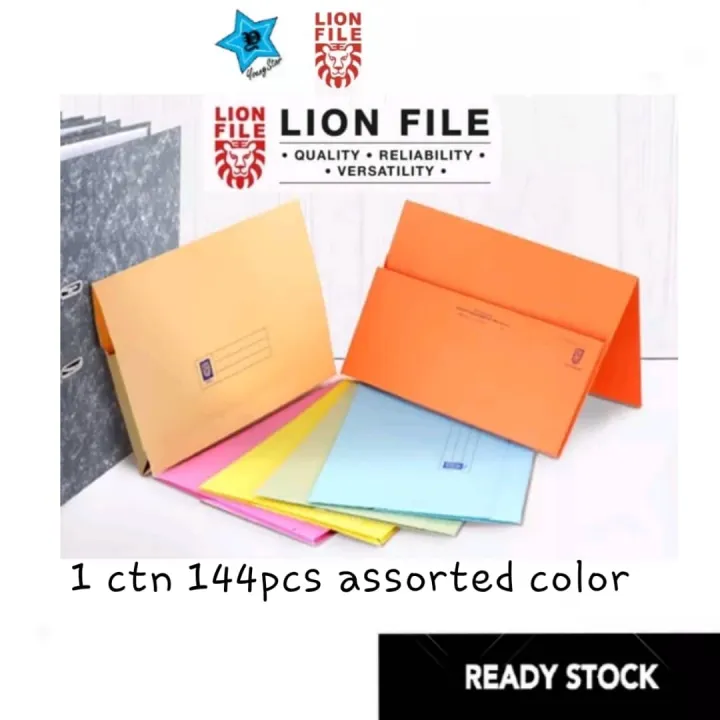 Lion File MF603 Manila Pocket File / Fail Kertas / Manila Document ...