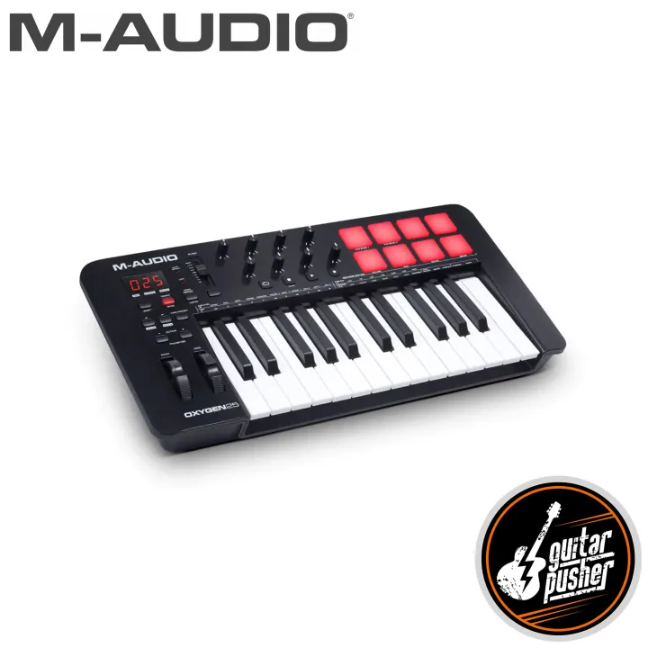 M-AUDIO Oxygen 25 (MKV) USB MIDI Controller Keyboard w/ Smart Controls ...