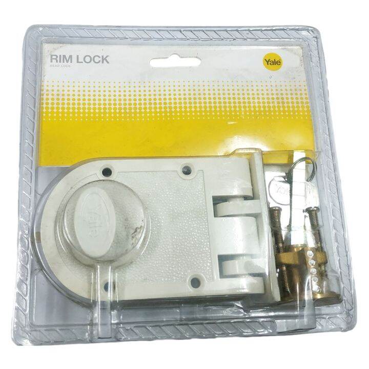 ORIGINAL YALE ( SINGLE ) rim lock dead bolt V198 WL RIMLOCK DEADLOCK ...