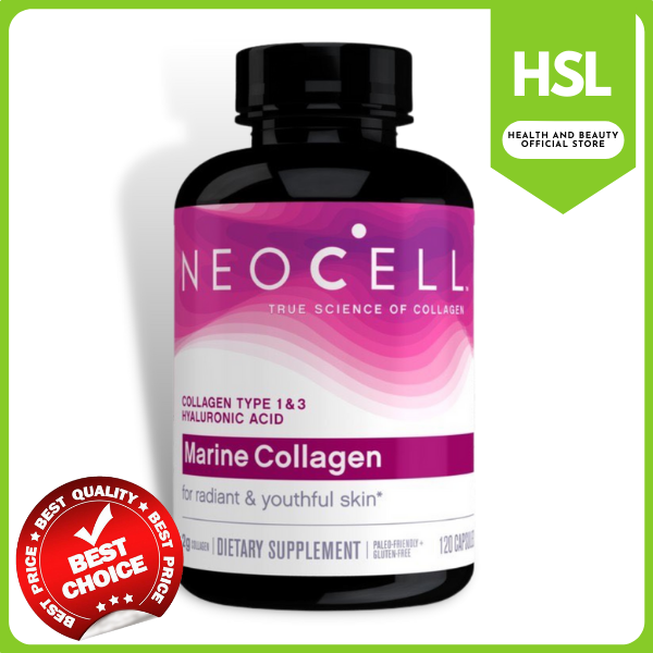 Neocell Marine Fish Collagen +Hyaluronic Acid Skin Brightening Anti ...