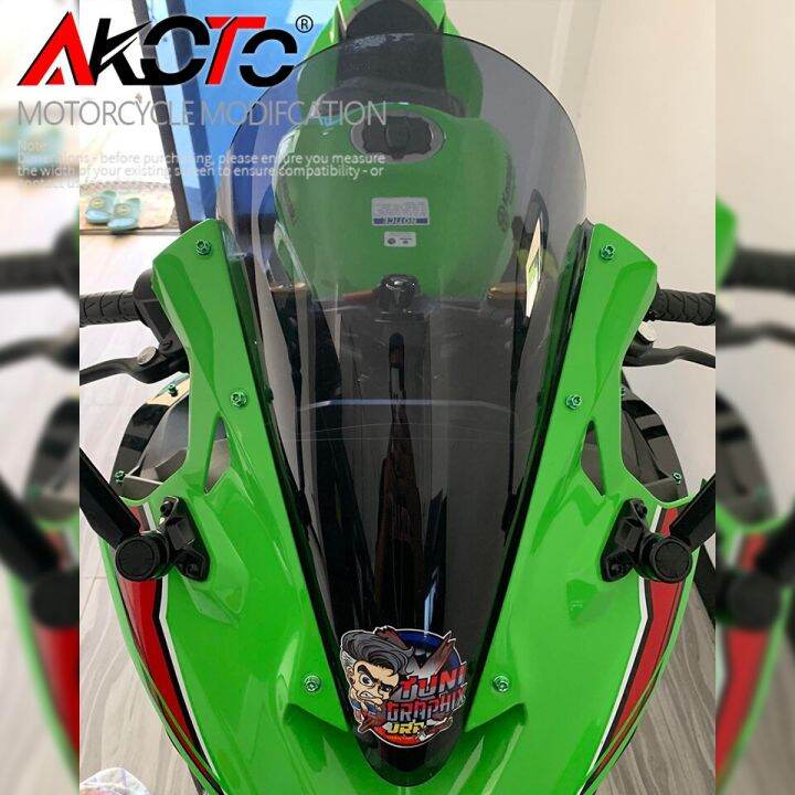 NEW Windshield Windscreen Wind Deflector For Kawasaki Ninja ZX-4RR ...