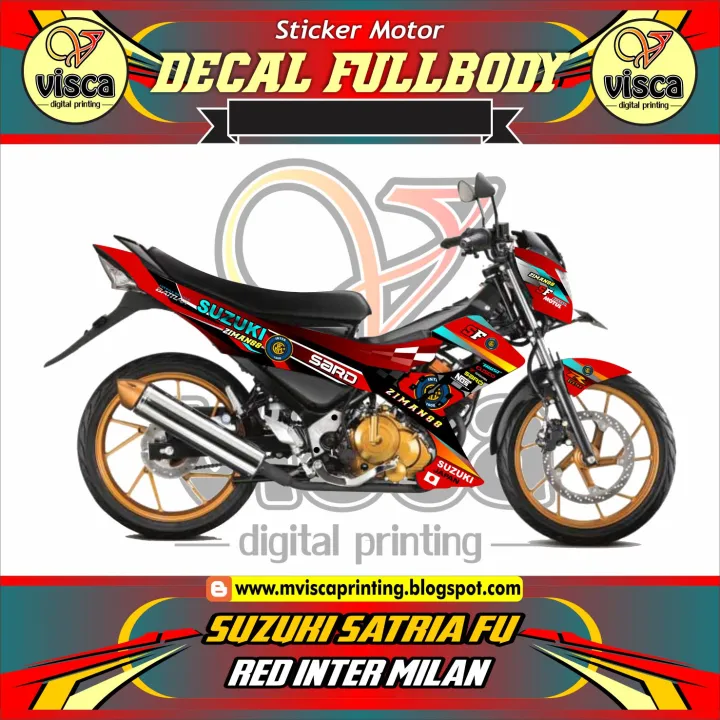 Decal Satria F150 Facelift Decal Satria FU Stiker Satria Facelift ...