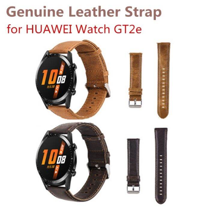 HUAWEI Watch GT2e Genuine Leather Strap Replacement Band Strap for ...