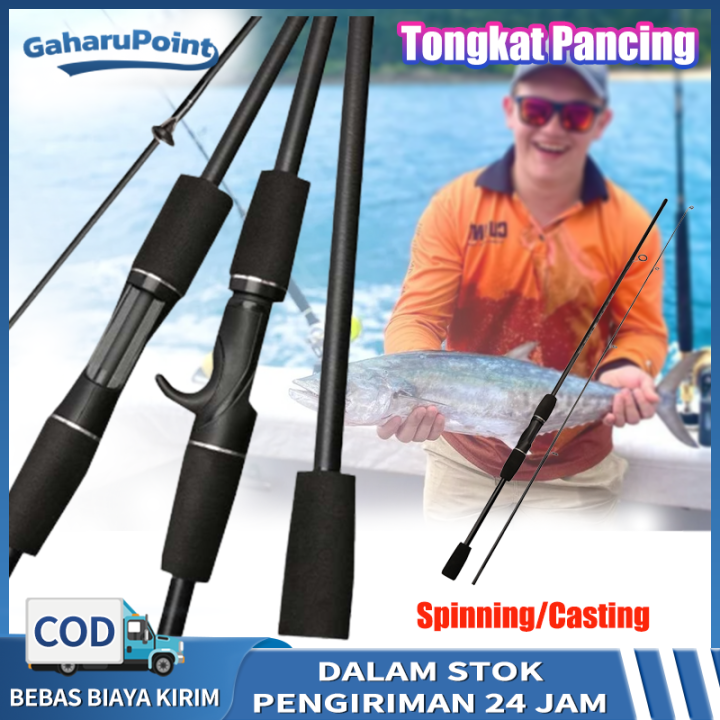 COD Tongkat Pancing Lemparan Berputar, Joran Pancing Murah Pancing 2 ...