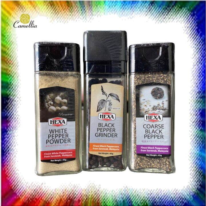 Hexa - Sarawak Black or White Pepper (Peppercorn / Pepper Powder ...