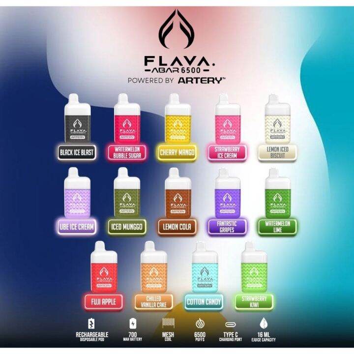 Flava Abar Artery 6500 Disposable Pods | Lazada PH