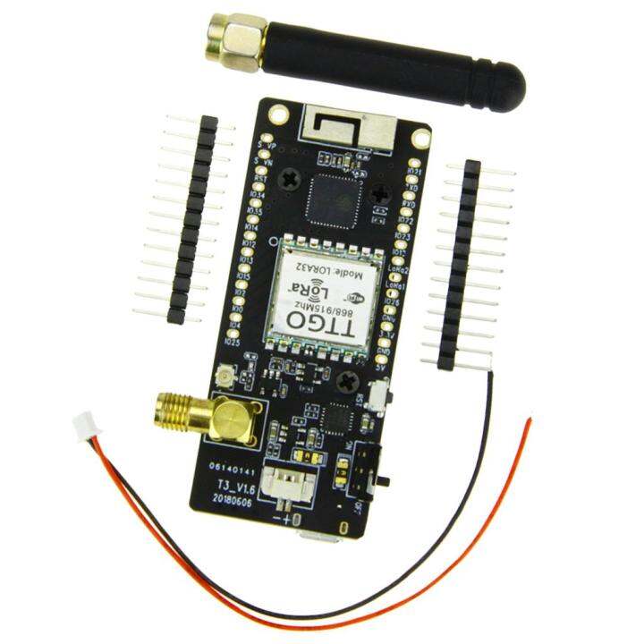 Milageto TTGO ESP32 LORA32 433Mhz โมดูลการพัฒนา WiFi บลูทูธ OLED W/ เสาอากาศ | Lazada.co.th