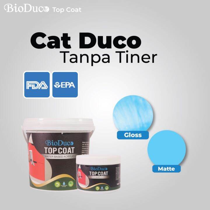 Cat Duco Clear Kayu Bioduco Top Coat Anti Bau Gloss Matte | Lazada ...