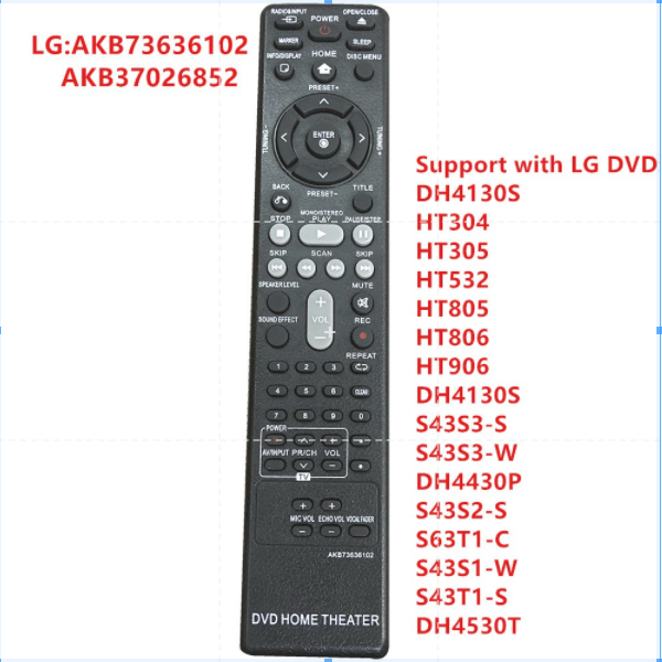 LG AKB73636102 NEW Remote For AKB72911011 AKB37026851 AKB37026852 for ...