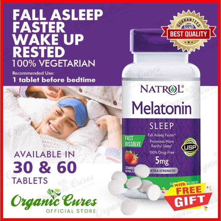 [Fresh USA new Arrival] Melatonin Sleeping pills Anxiety Stress Fatigue ...
