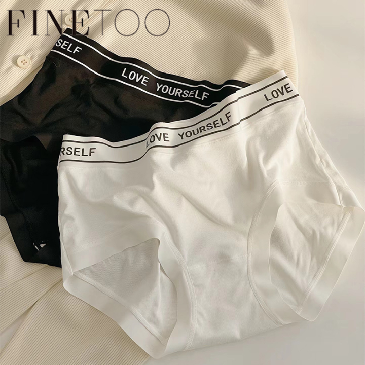 FINETOO ชุดชั้นในกีฬาสไตล์ขนาดใหญ่ใหม่สำหรับเด็กผู้หญิงขอบตัวอักษร ...