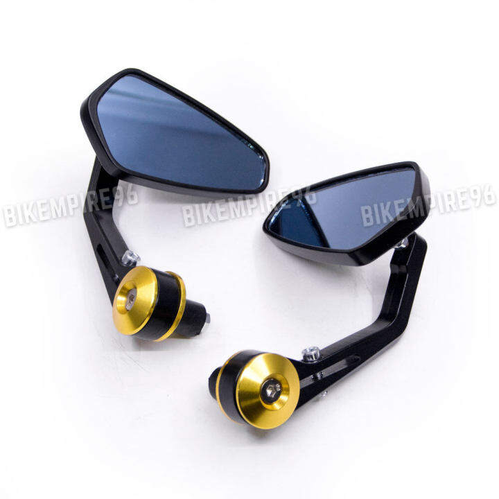 Universal Motorcycle Bar End Side Mirror Long | Lazada
