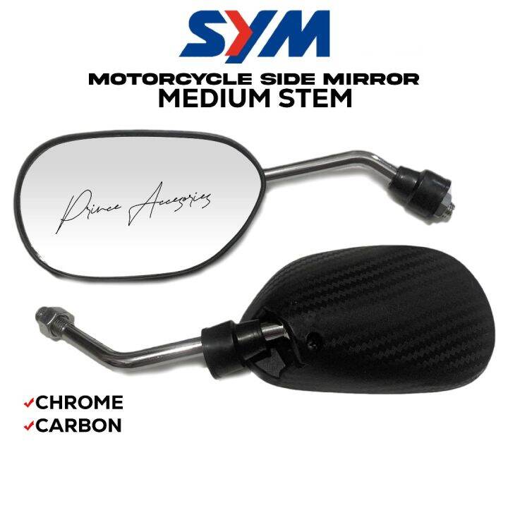 SYM RV1 2 1PAIR UNIVERSAL SIDE MIRROR FOR MOTORCYCLE (040CC) | Lazada PH