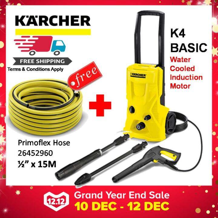 KARCHER K4 BASIC HIGH PRESSURE WASHER (INDUCTION MOTOR) | Lazada