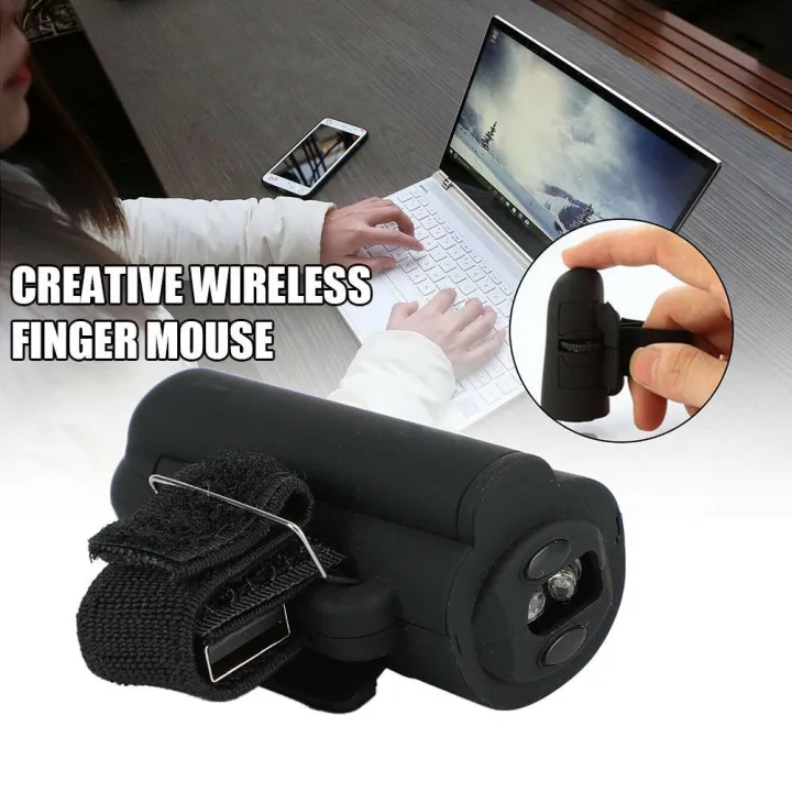 Universal USB Wireless Finger Rings Optical 2.4GHz Mini Laptop Mouse ...